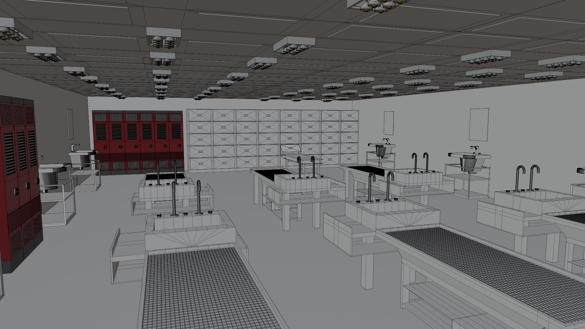 Autopsy Morgue Laboratory 3D Model - TurboSquid 2179894