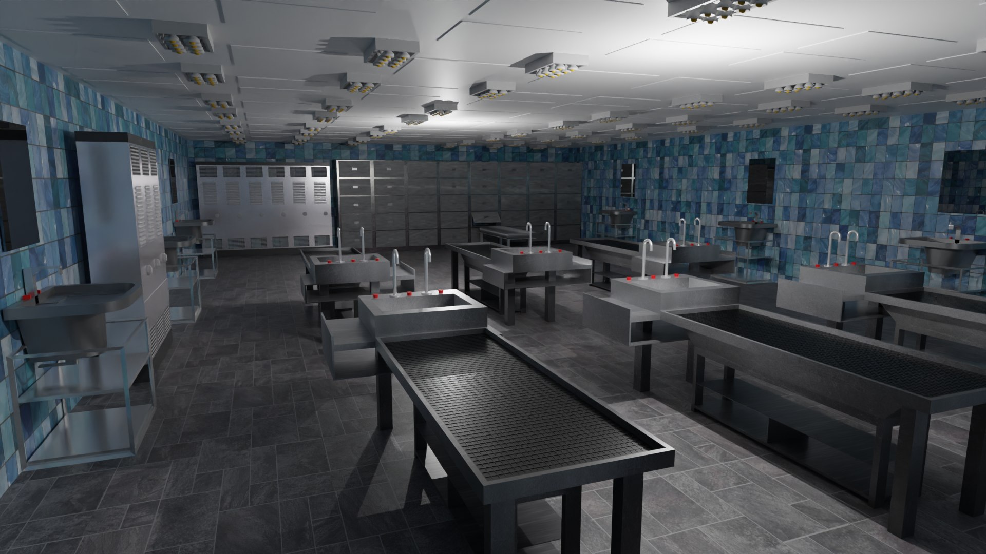 Autopsy Morgue Laboratory 3D Model - TurboSquid 2179894