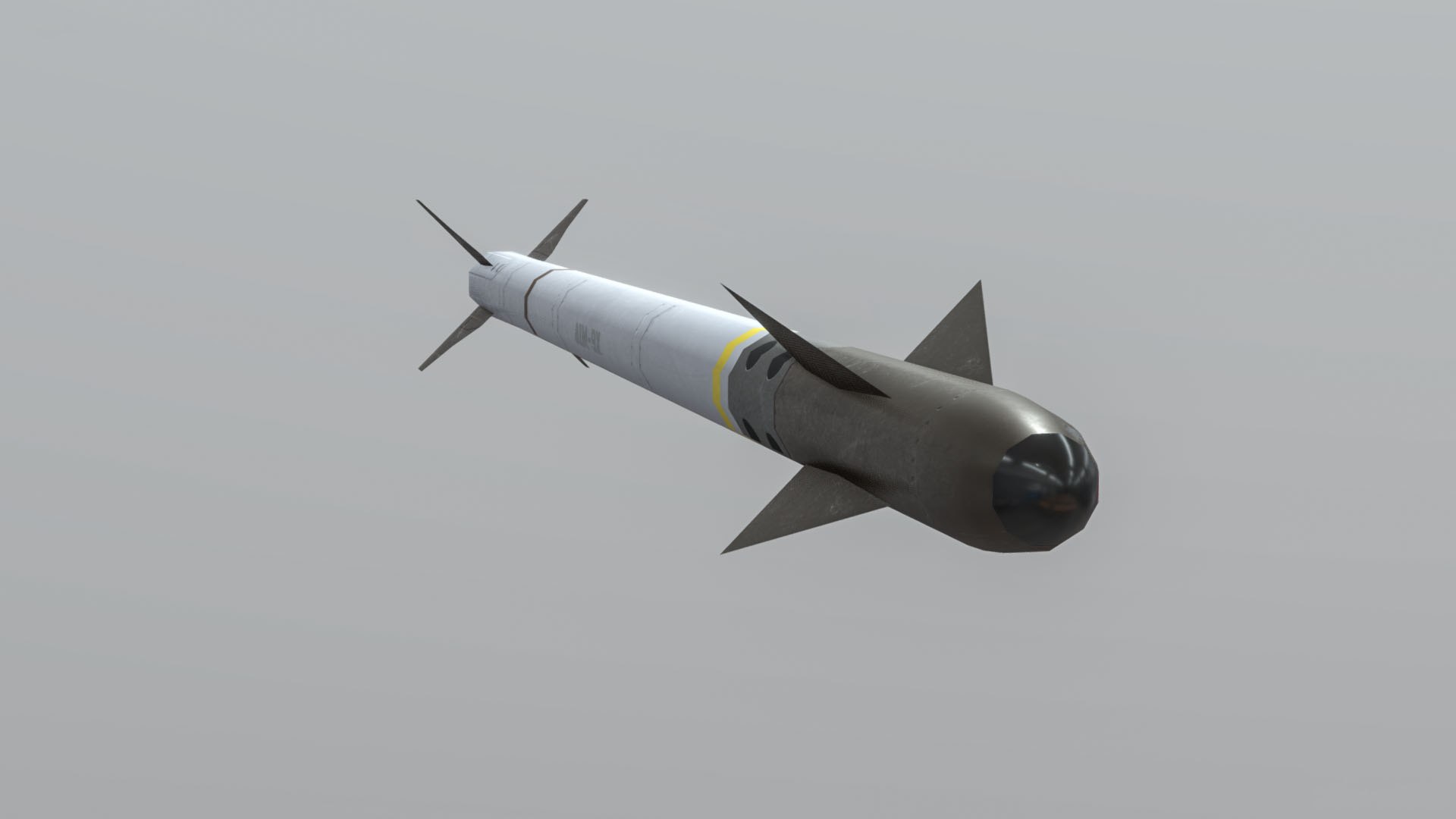 AIM-9X Low-Poly 3D model - TurboSquid 1770931