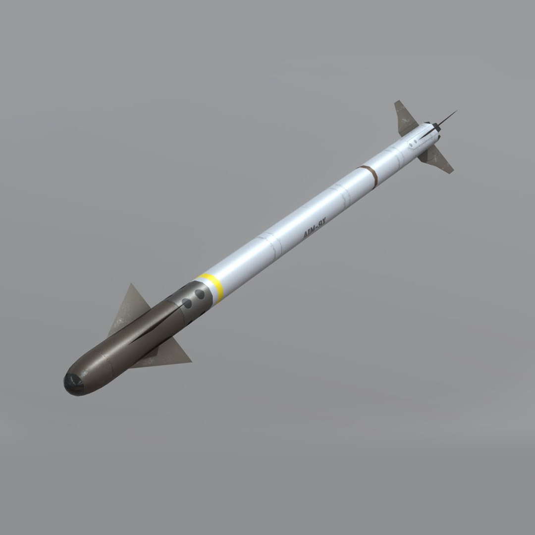 AIM-9X Low-Poly 3D model - TurboSquid 1770931