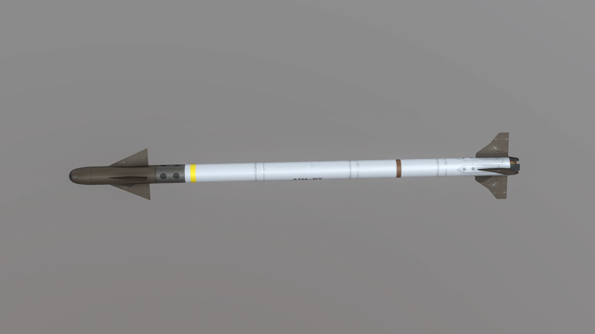 AIM-9X Low-Poly 3D model - TurboSquid 1770931
