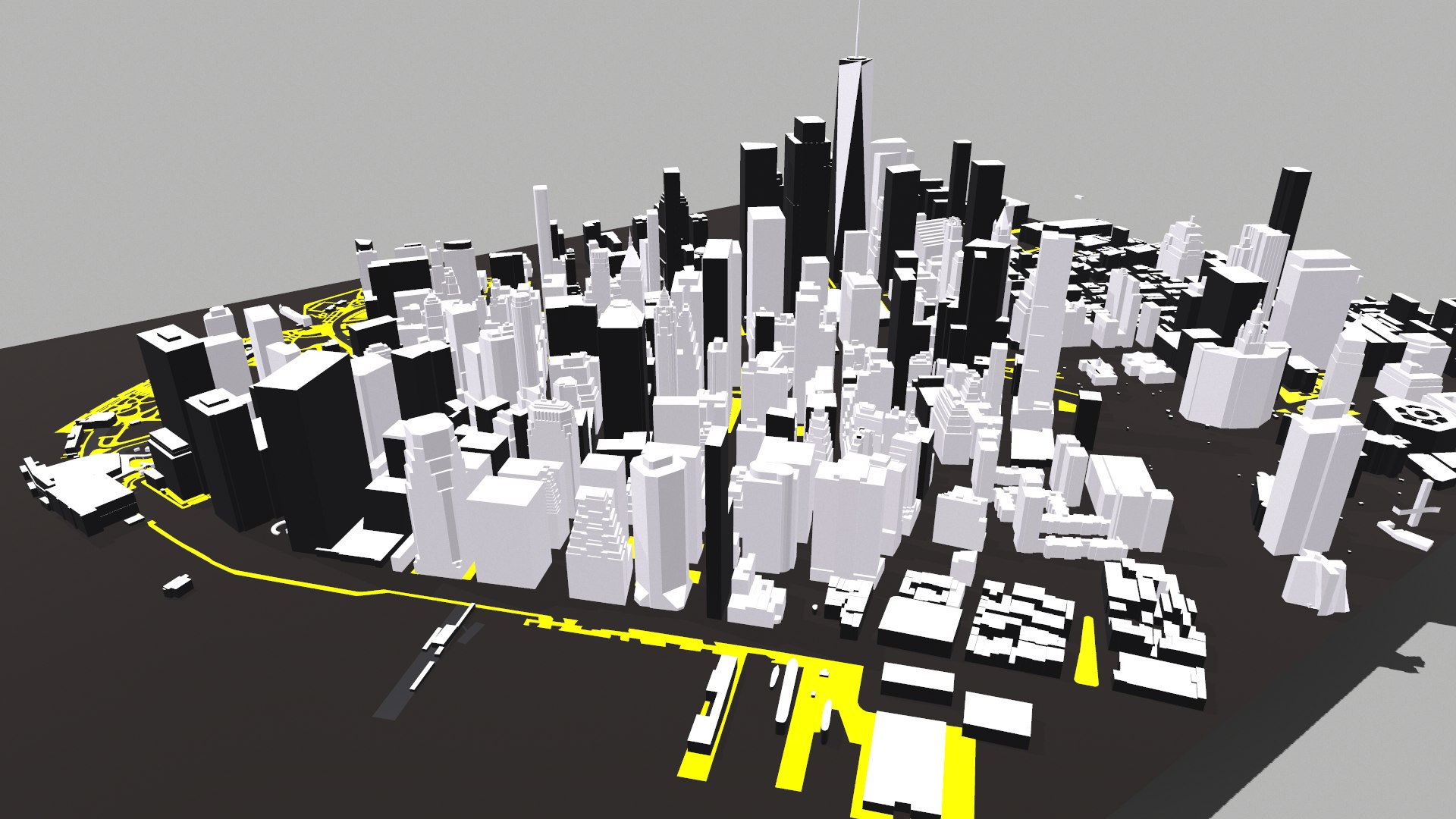 3D Cityscape New York USA - TurboSquid 1967235