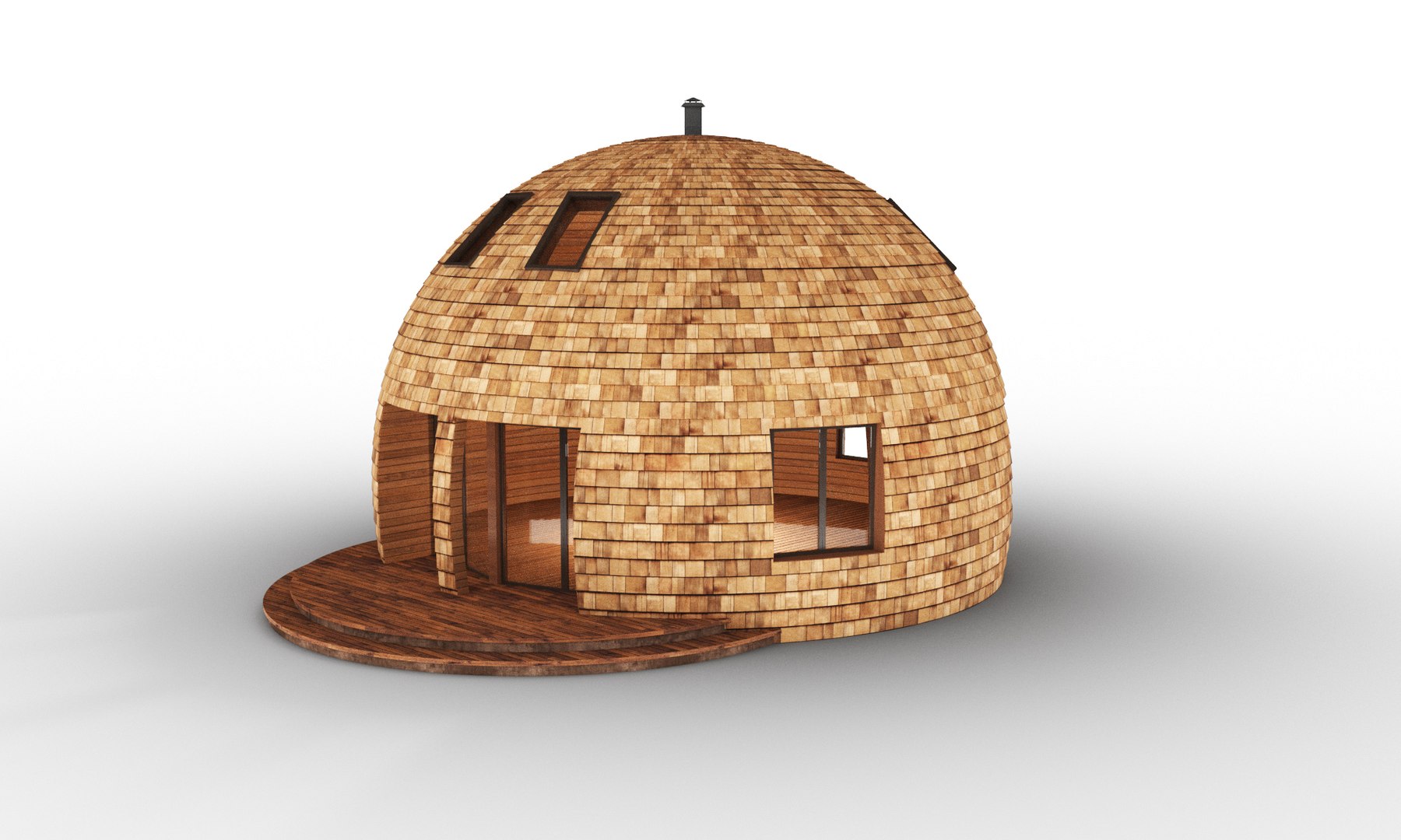 Design cone eco big 3D model - TurboSquid 1507707