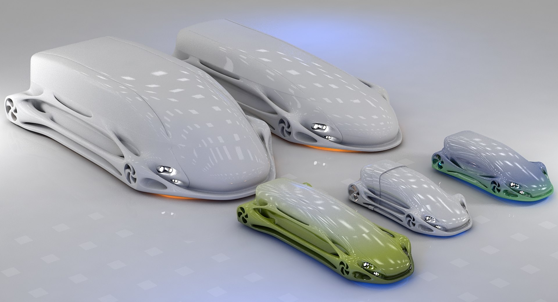 Futuristic Transport Vehicles Model - TurboSquid 1346210