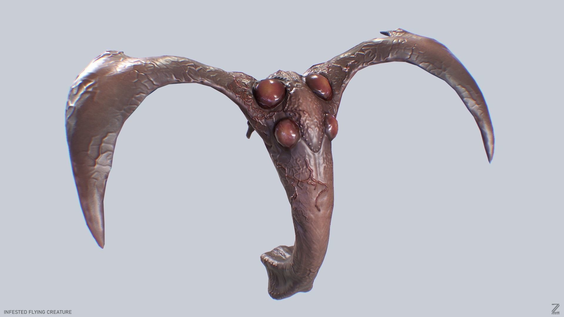 Infested Flying Creature 3D Model - TurboSquid 2407415