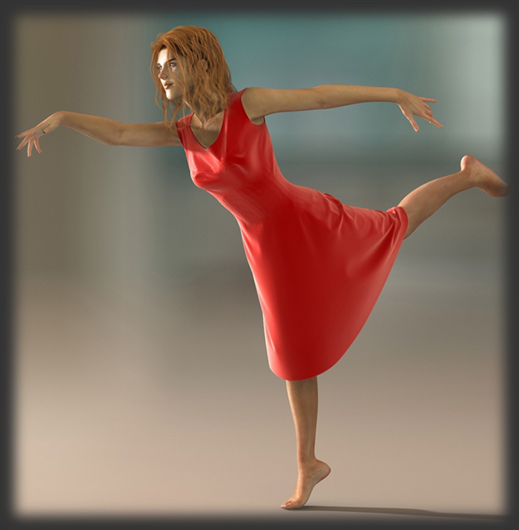 3d Max Female Character Rigging Woman Body