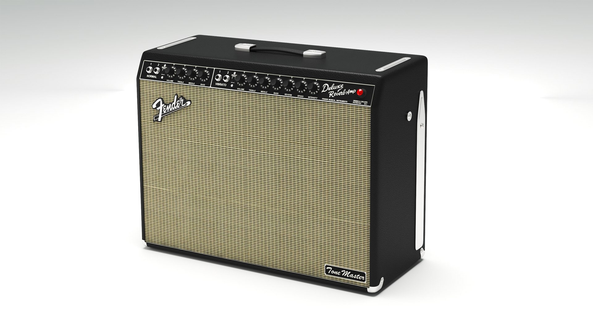 Fender 65 Deluxe Reverb 3D Model - TurboSquid 1773004