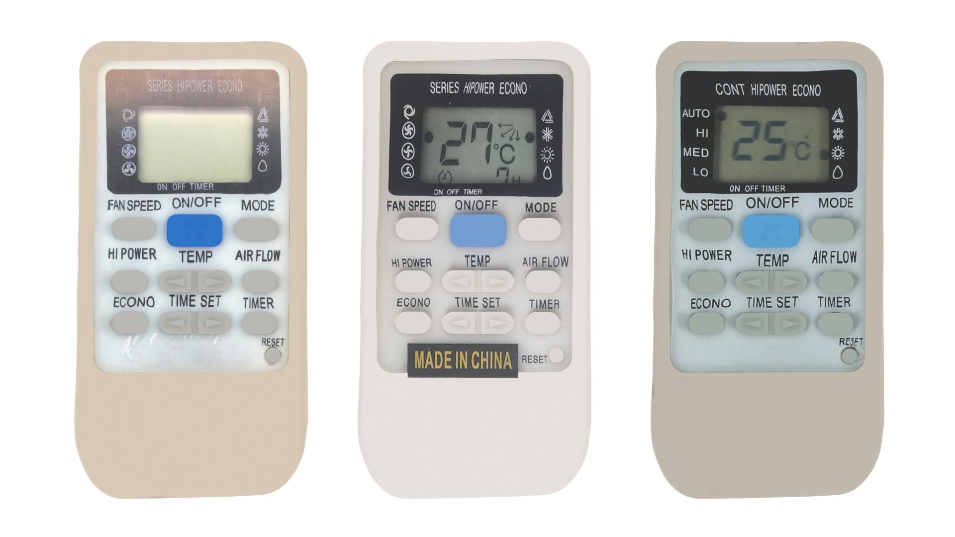 3D Model Air Conditioner Remote Controls Set - TurboSquid 2268964