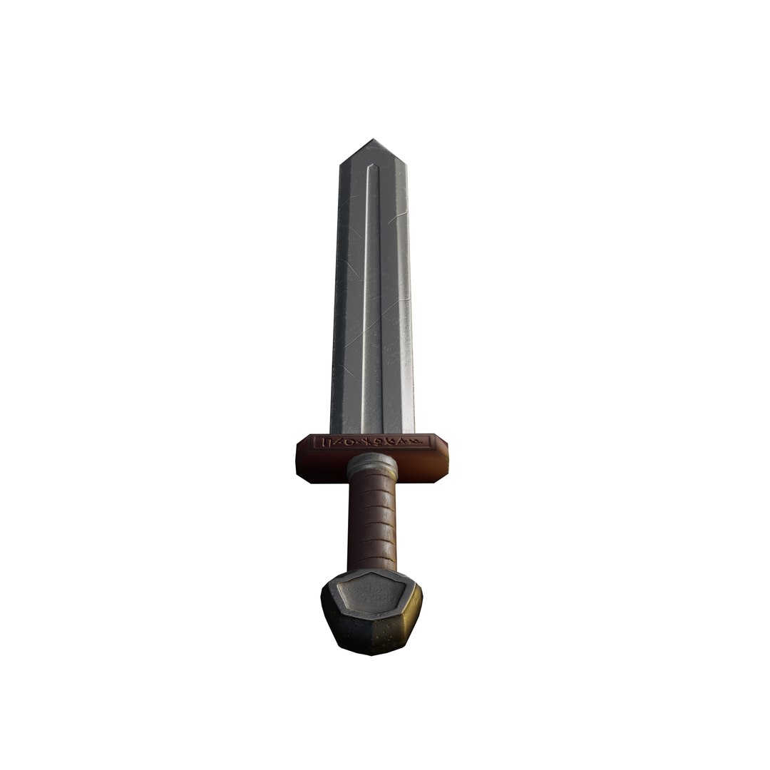 Game Ready Battle-worn Sword 3D Model - TurboSquid 1970163