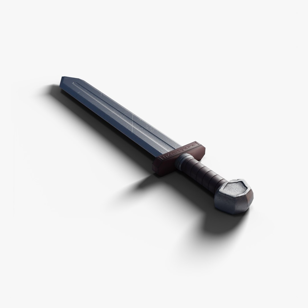 Game Ready Battle-worn Sword 3D Model - TurboSquid 1970163