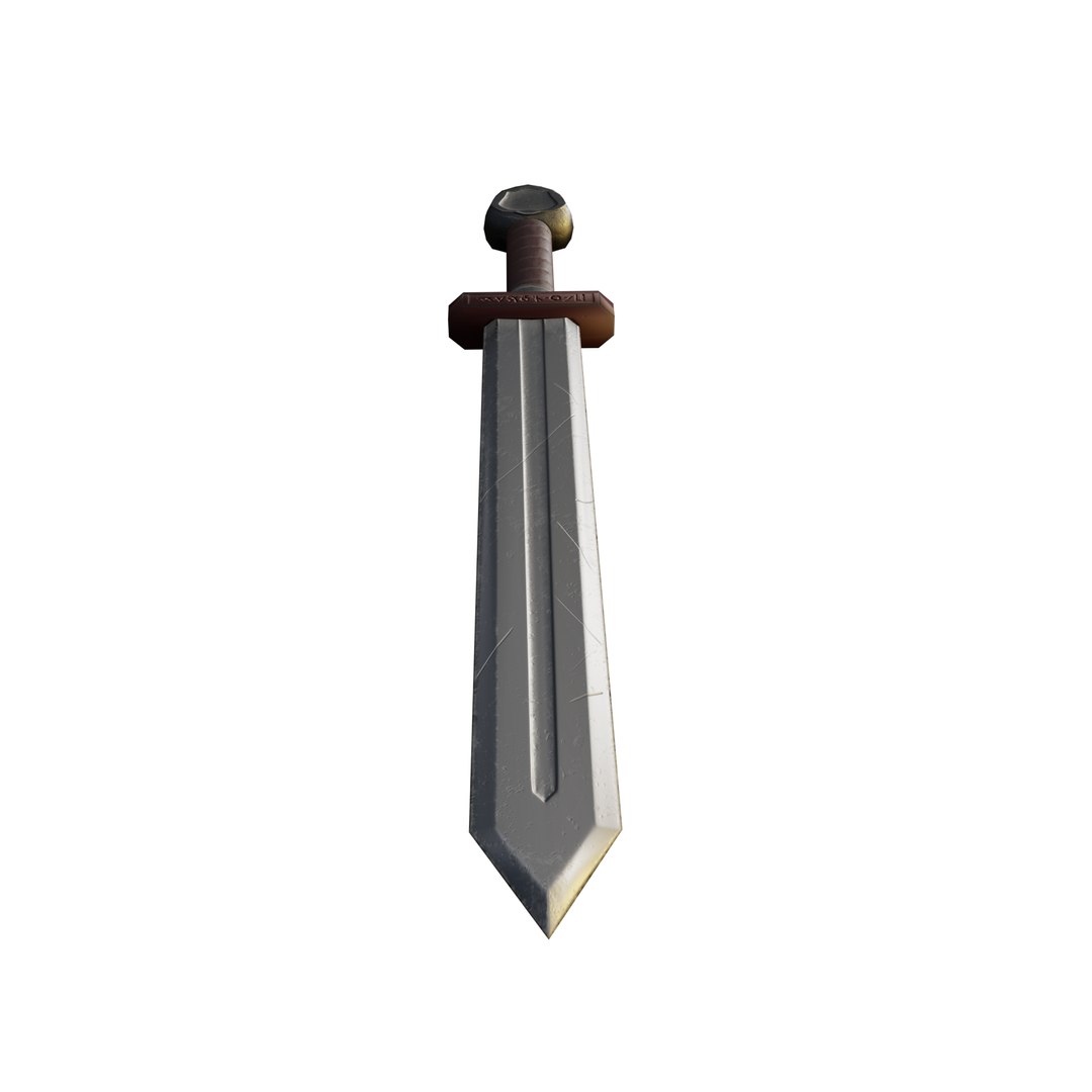 Game Ready Battle-worn Sword 3D Model - TurboSquid 1970163