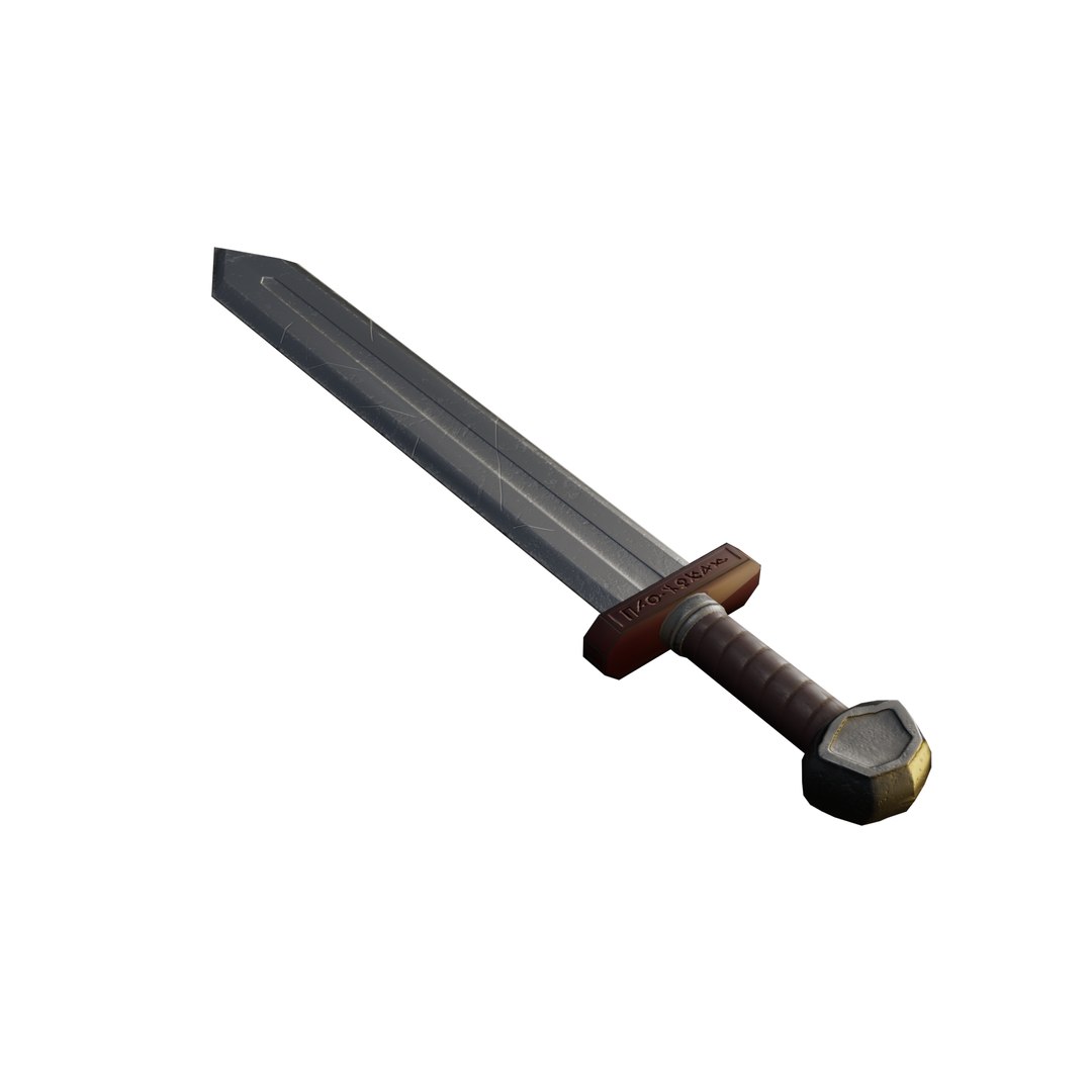 Game Ready Battle-worn Sword 3D Model - TurboSquid 1970163