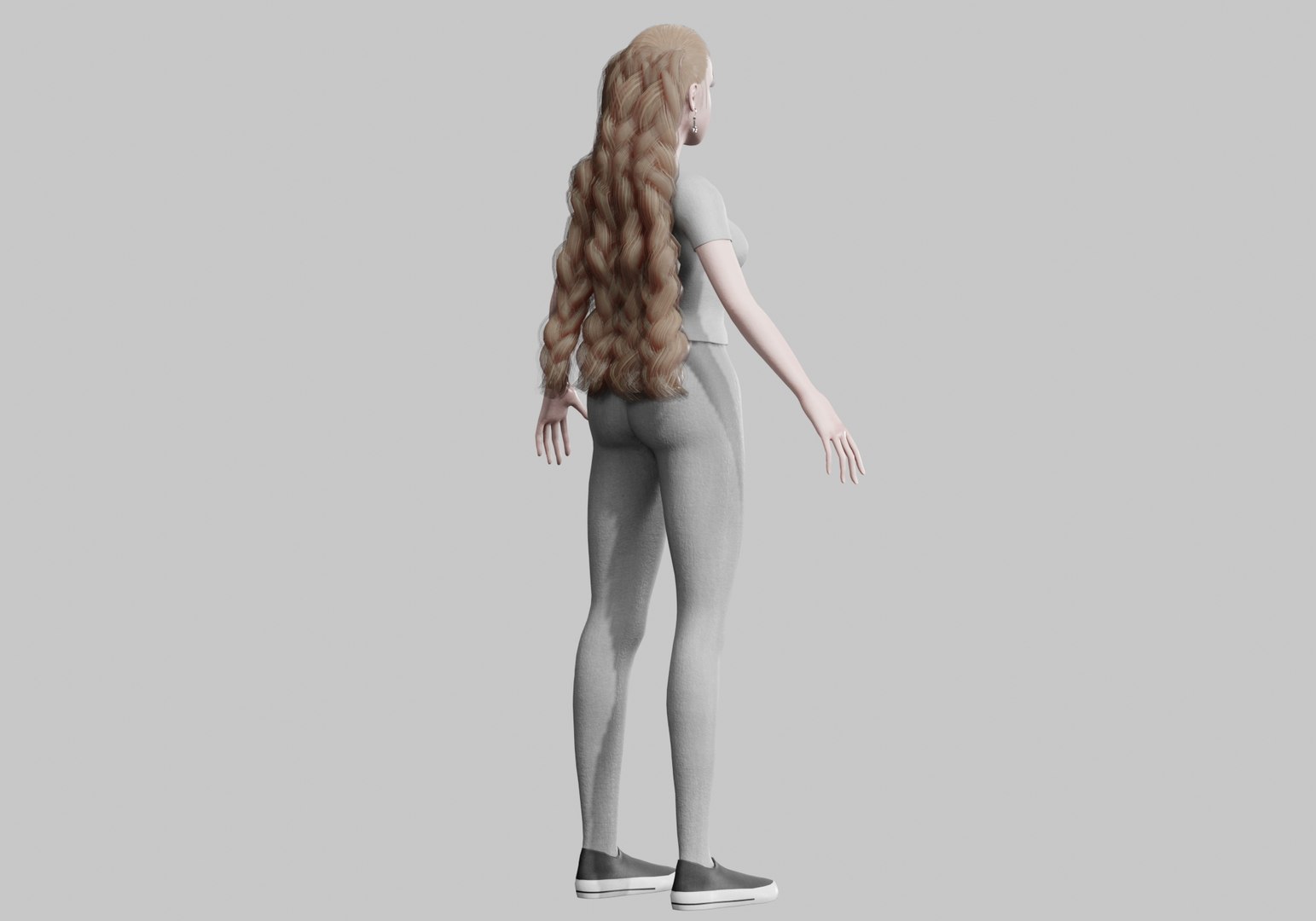 3d Pretty Cartoon Woman V32171 Model Turbosquid 2279500