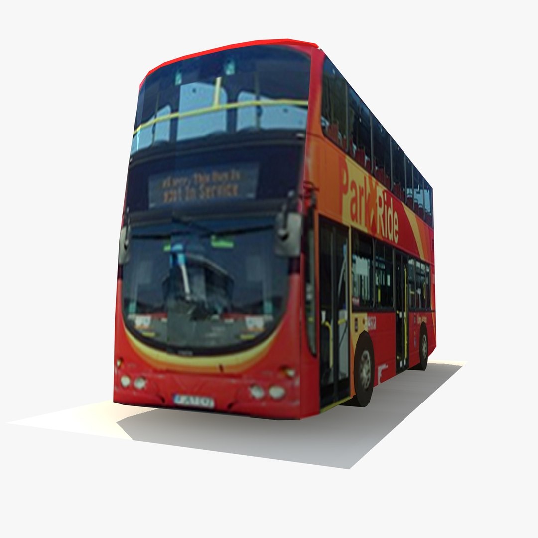 Double Decker London Bus 3d Model