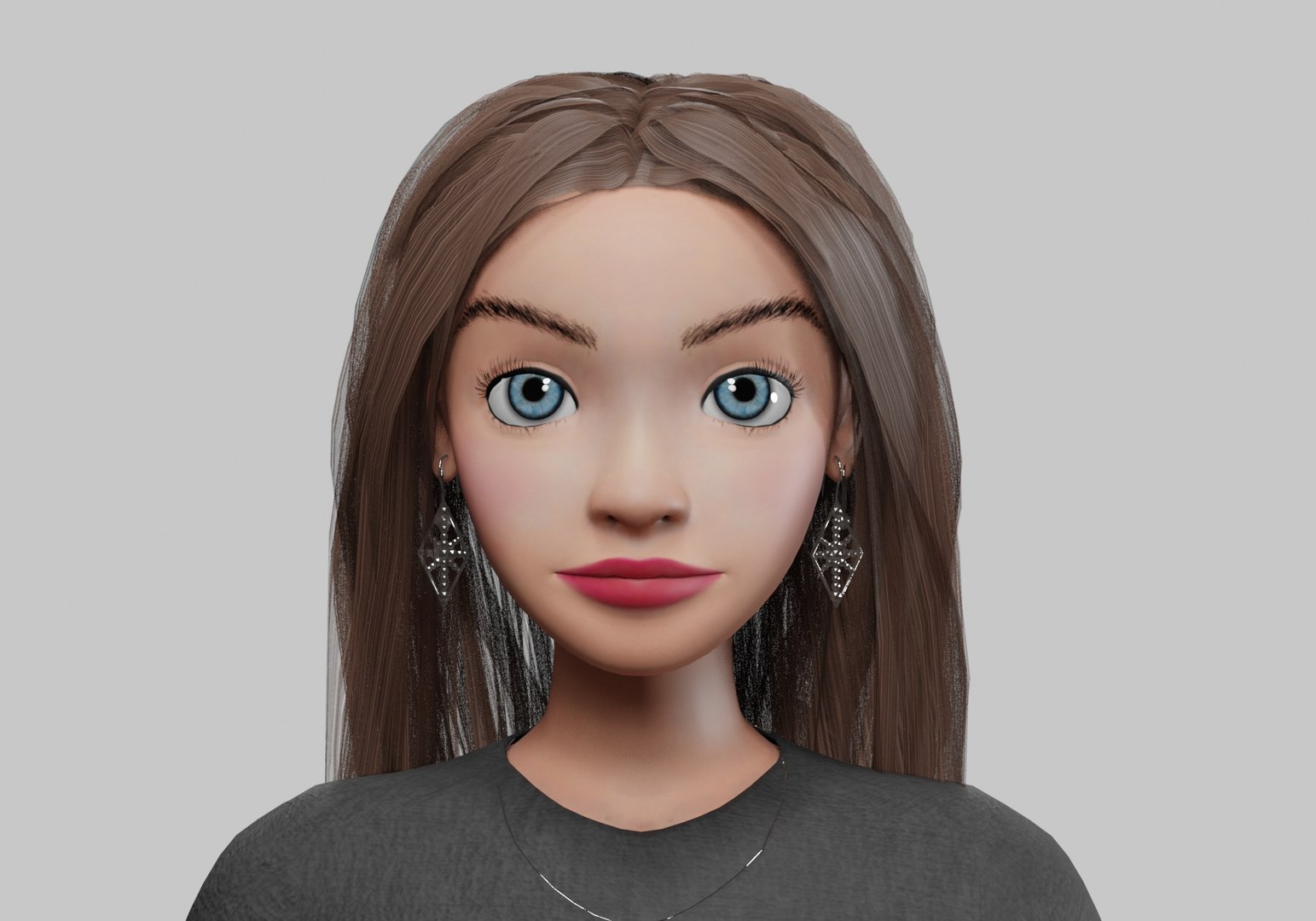 Stylized Pretty Girl V34060 3D Model - TurboSquid 2264696