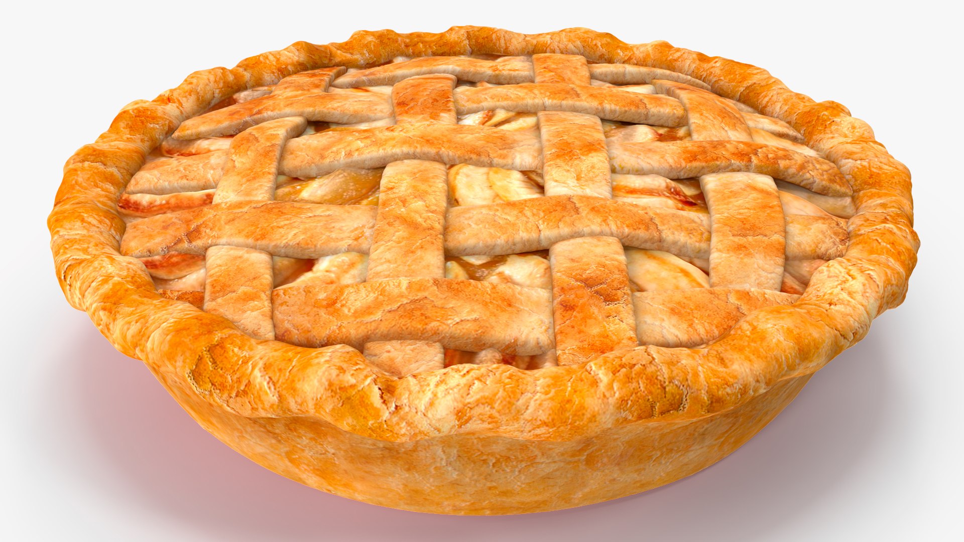 Lattice Apple Pie 3D Model - TurboSquid 1912611