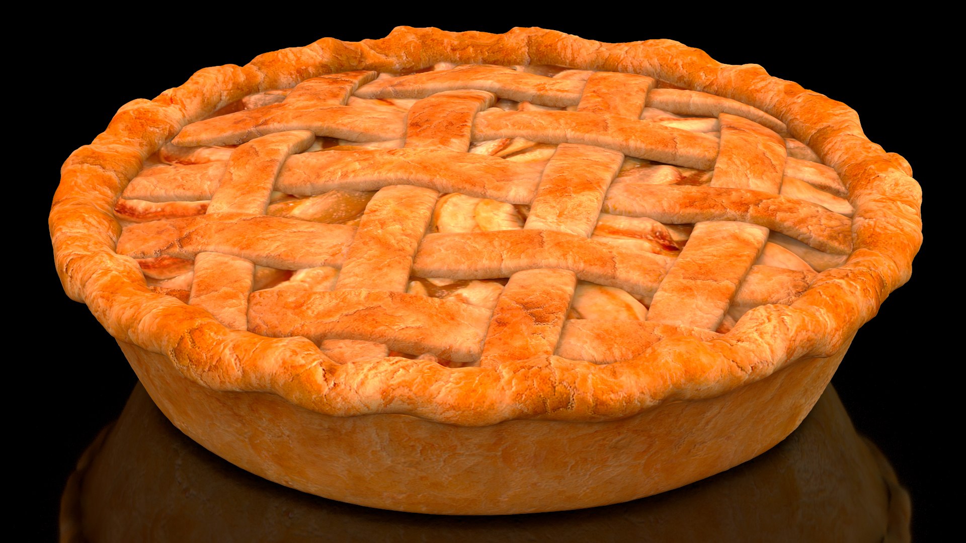 Lattice Apple Pie 3D Model - TurboSquid 1912611