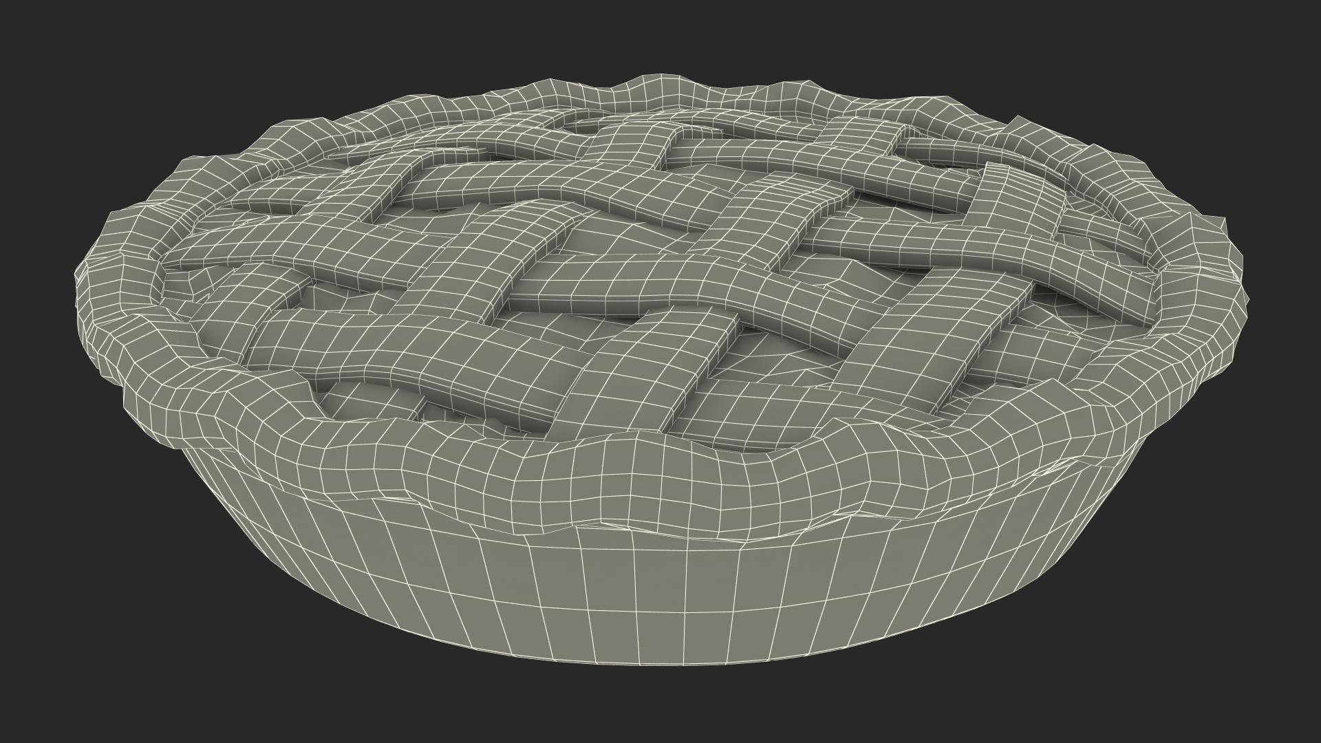 Lattice Apple Pie 3D Model - TurboSquid 1912611