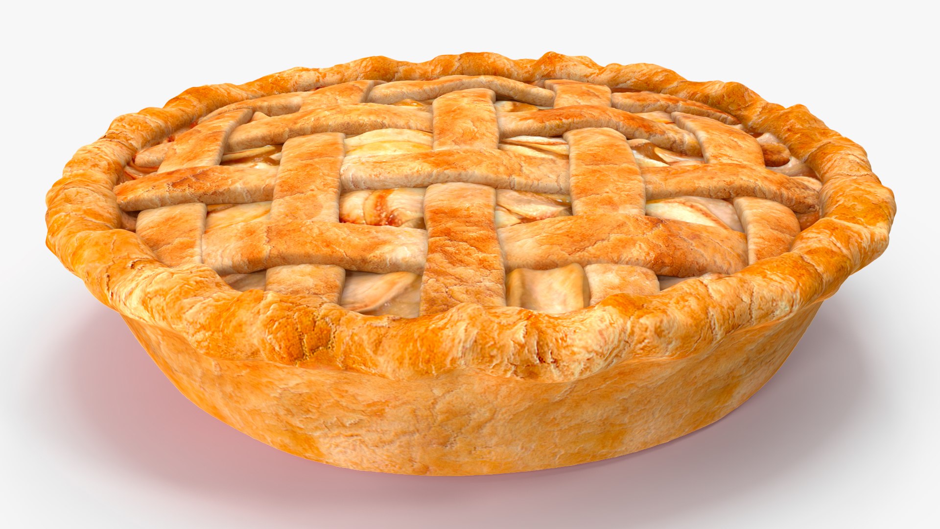 Lattice Apple Pie 3D Model - TurboSquid 1912611