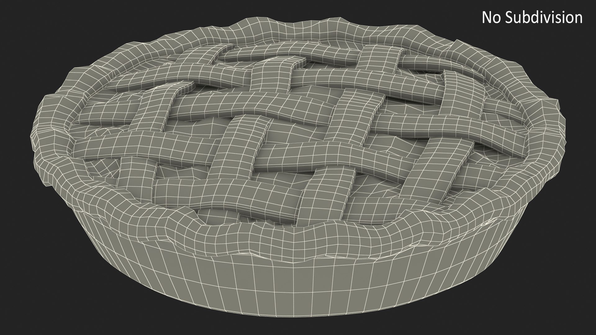 Lattice Apple Pie 3D model - TurboSquid 1912611