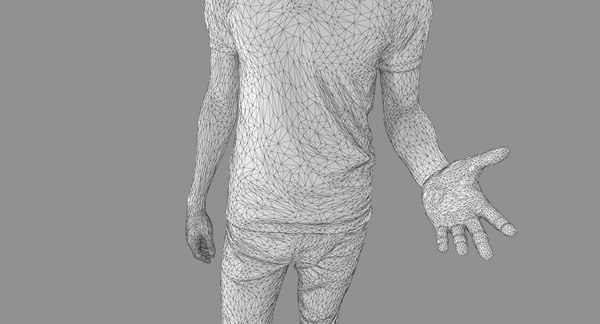 human body 3d max
