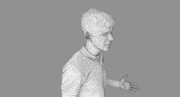 human body 3d max