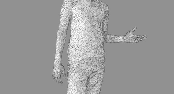 human body 3d max