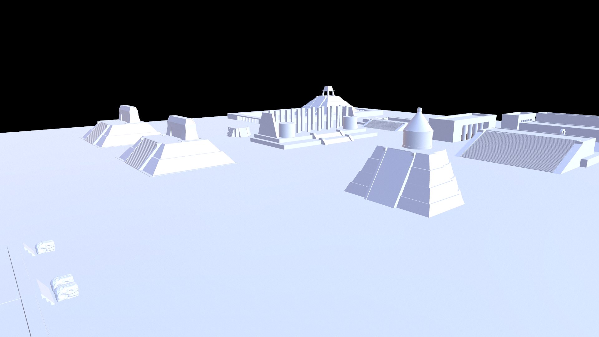 Tenochtitlan City Templo 3D Model - TurboSquid 1658872