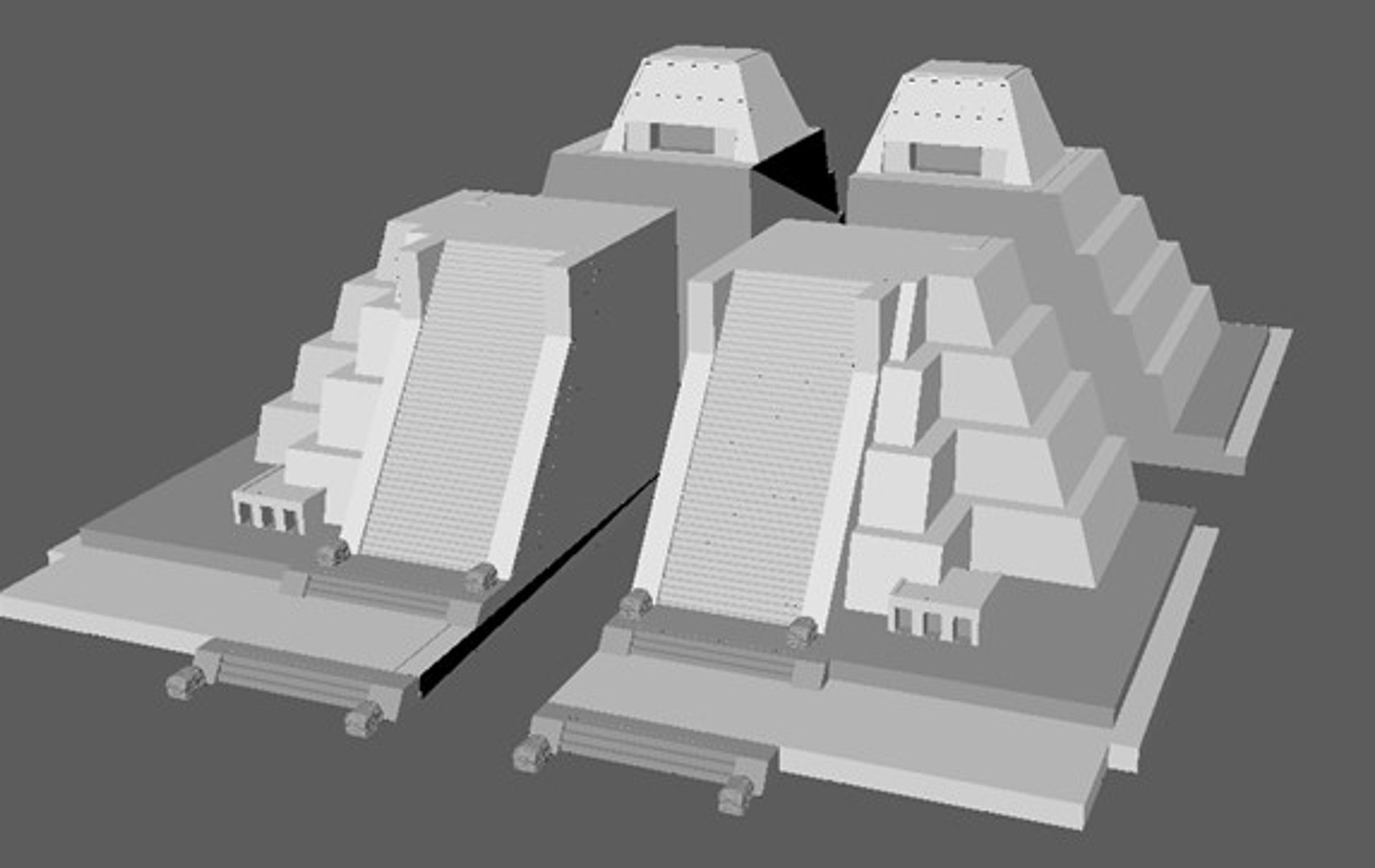 Tenochtitlan City Templo 3D Model - TurboSquid 1658872