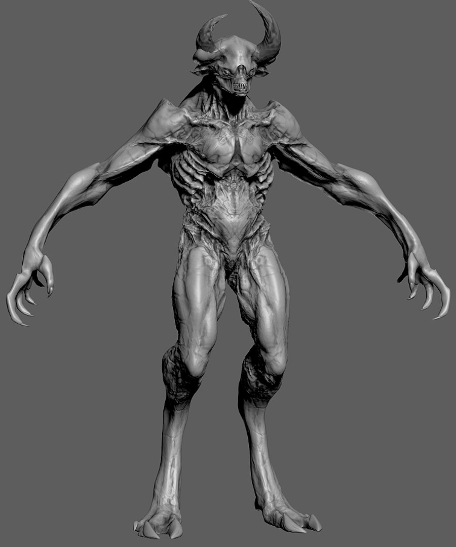 Satyr Demon 3D Model - TurboSquid 1838375