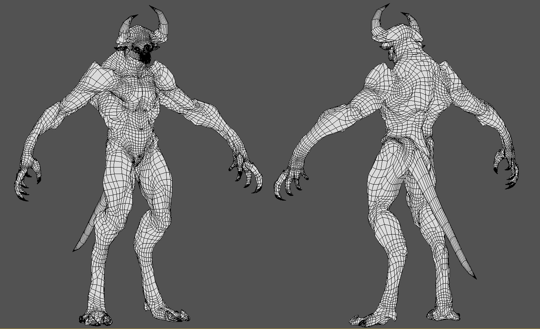 Satyr Demon 3D Model - TurboSquid 1838375