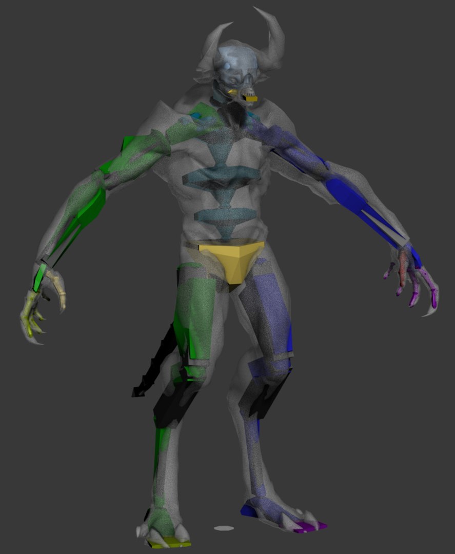 Satyr Demon 3D Model - TurboSquid 1838375