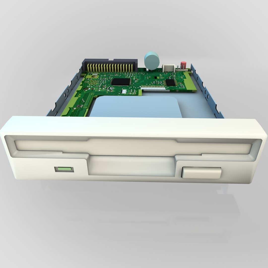 3d Model Floppy Disk Drive