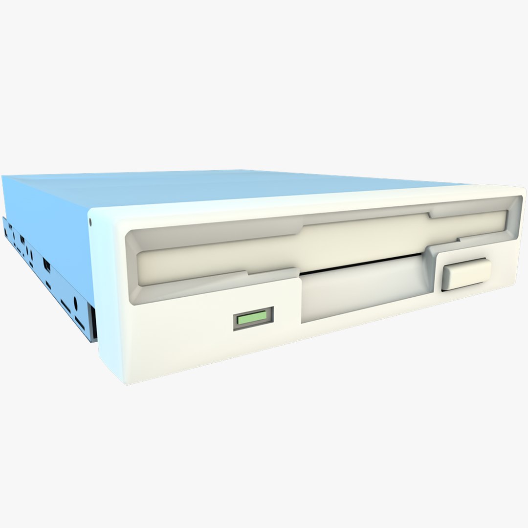 3d Model Floppy Disk Drive