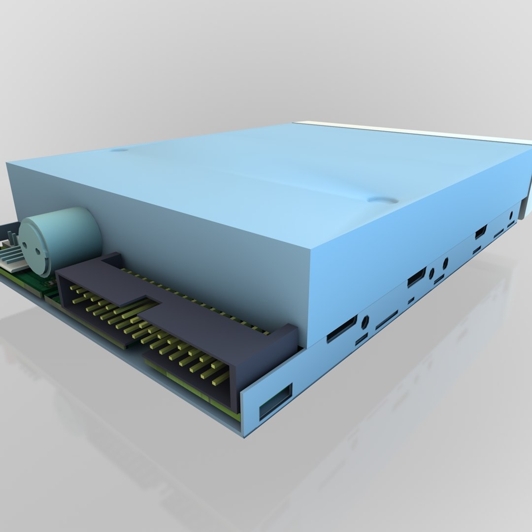 3d Model Floppy Disk Drive