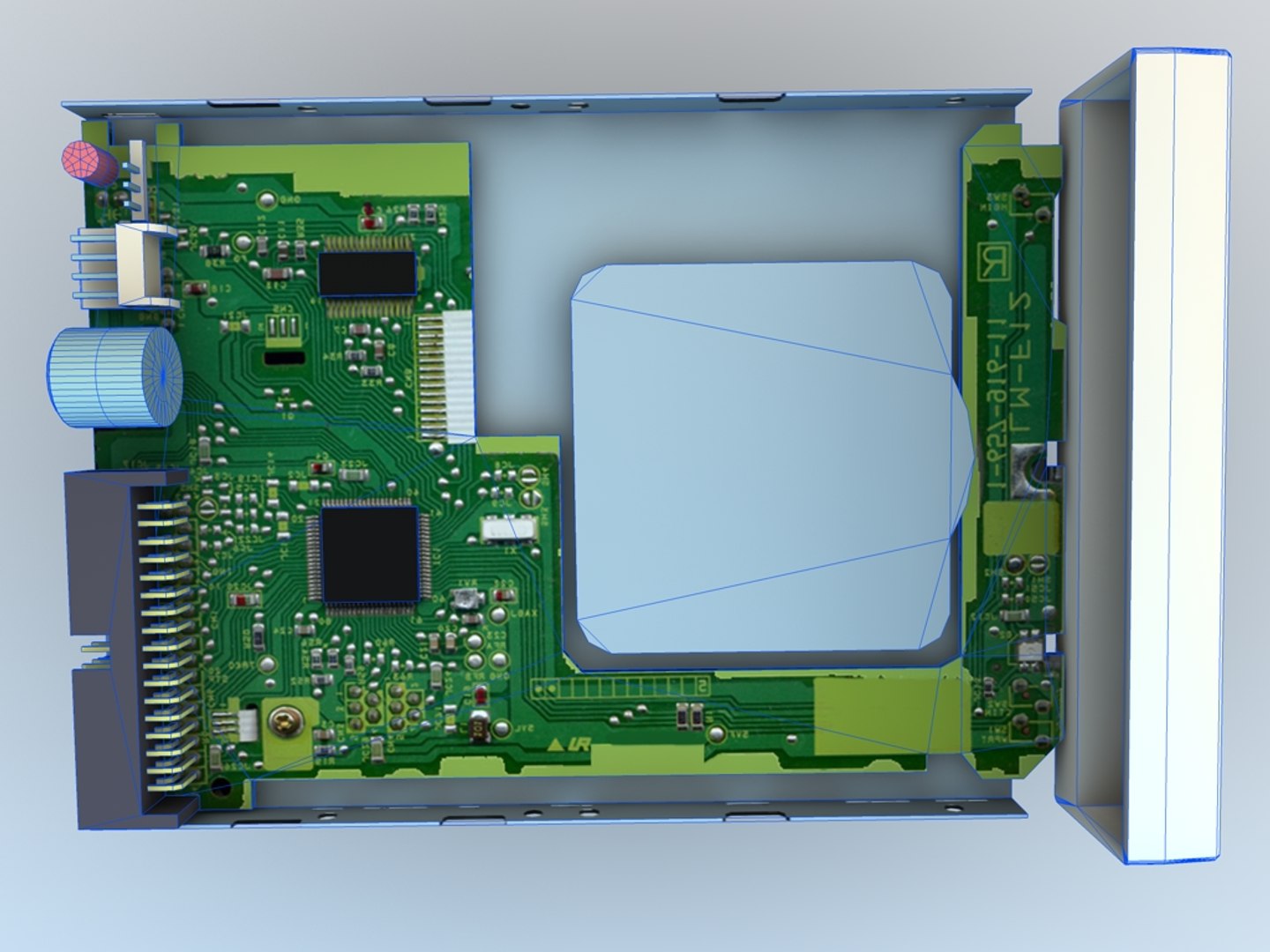 3d Model Floppy Disk Drive