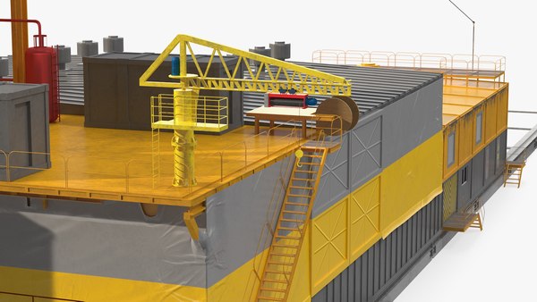 Uralmash ARKTIKA Drilling Rig 3D - TurboSquid 1780513