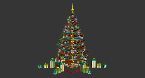 3d christmas tree classic