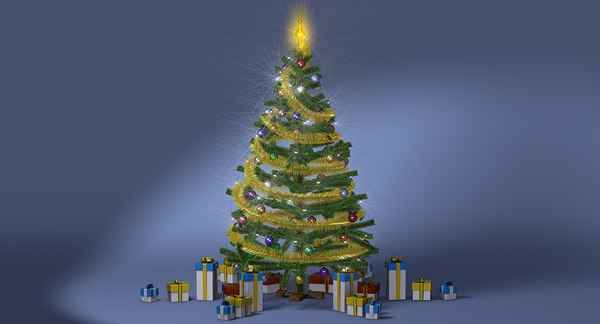 3d christmas tree classic