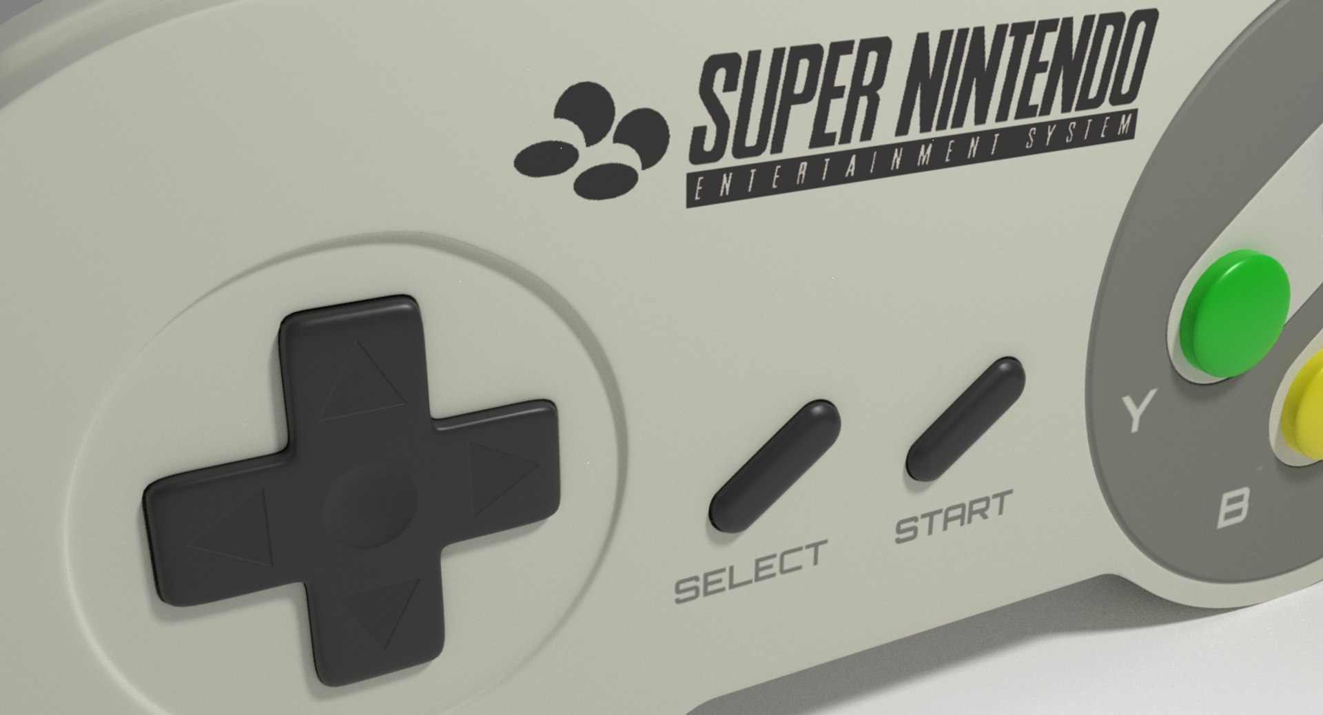 Super Nintendo Model - TurboSquid 1361045