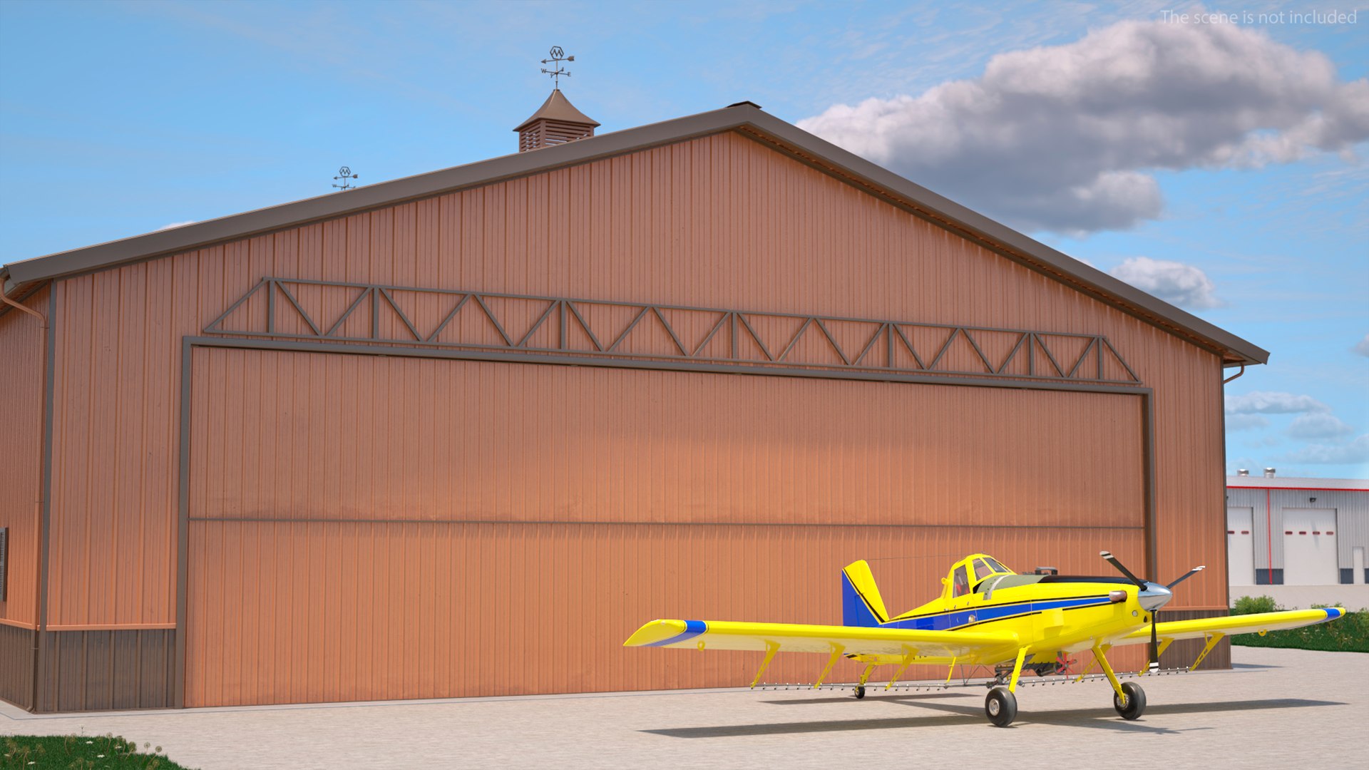Air Tractor AT 502B Hangar 3D Model - TurboSquid 2285041