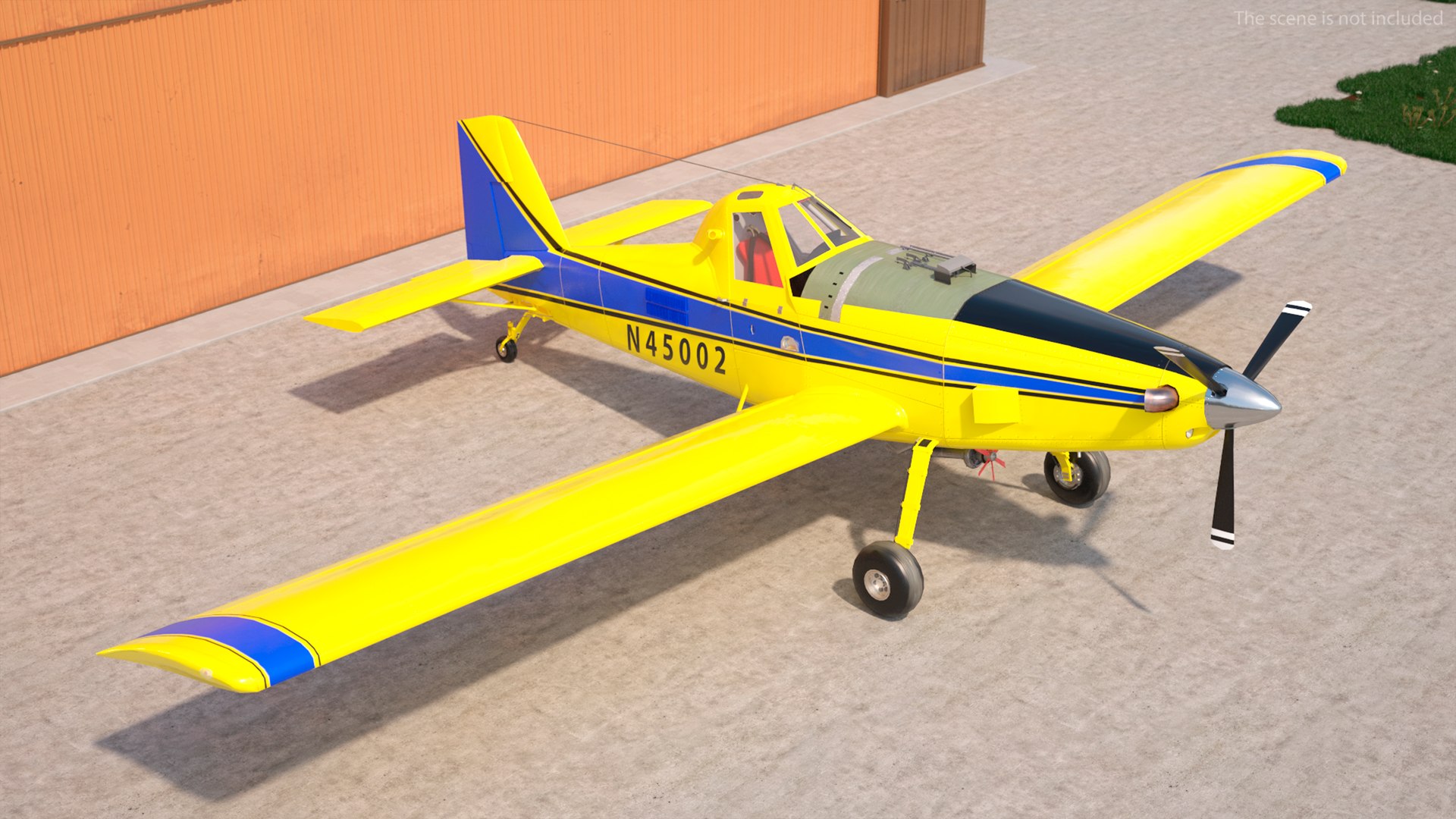 Air Tractor AT 502B Hangar 3D Model - TurboSquid 2285041