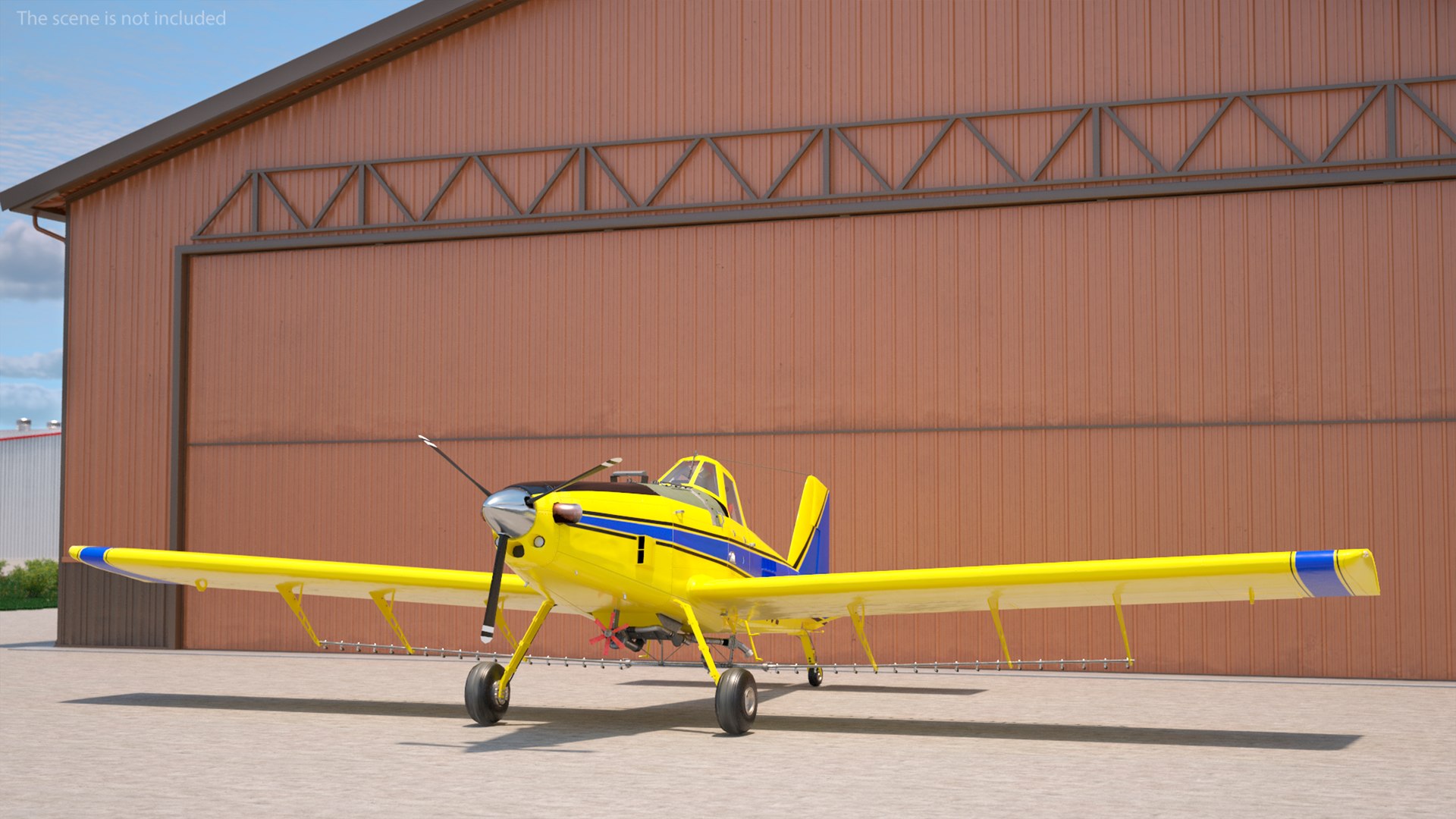 Air Tractor AT 502B Hangar 3D Model - TurboSquid 2285041