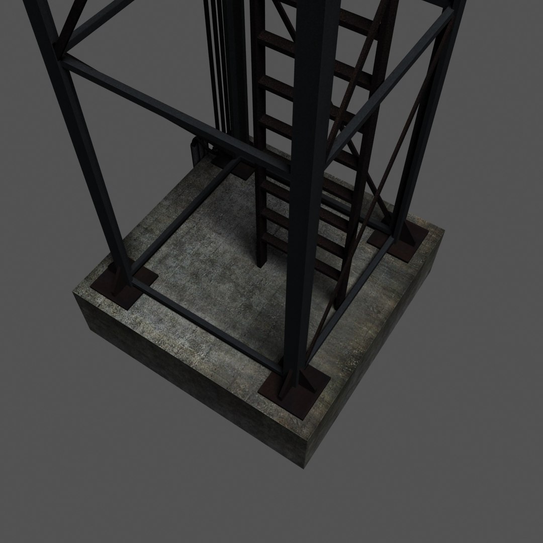 Projector Tower 3d Obj