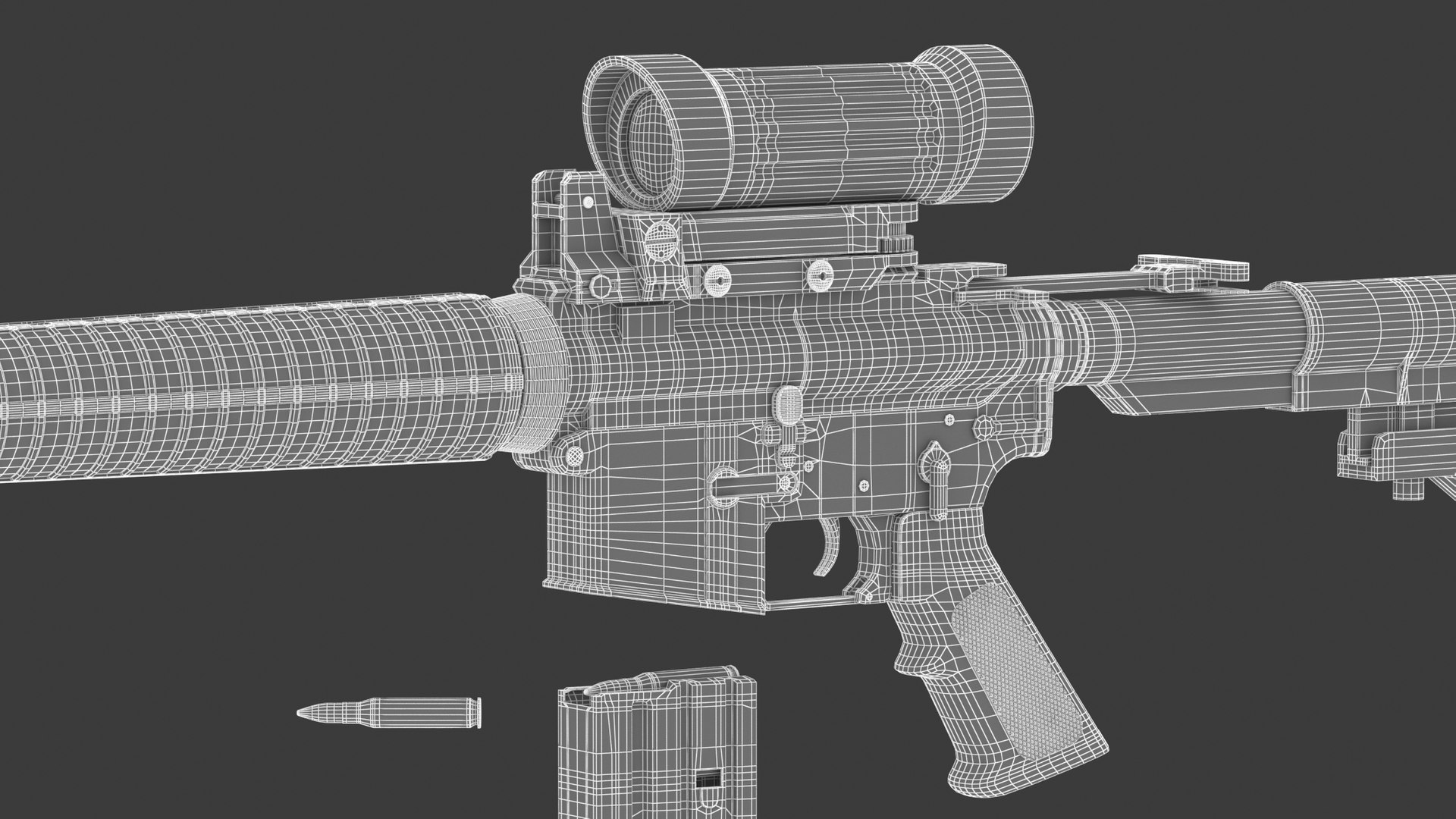 Colt Canada C7 3D - TurboSquid 1704134