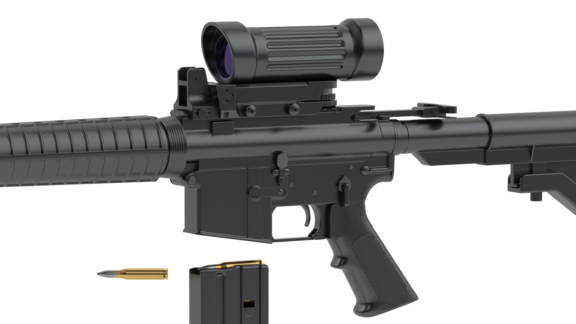 Colt canada c7 3D - TurboSquid 1704134