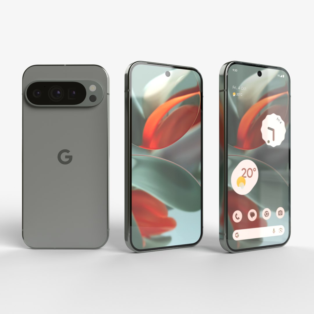 3D Google Pixel 9 Pro Hazel Model - TurboSquid 2268486