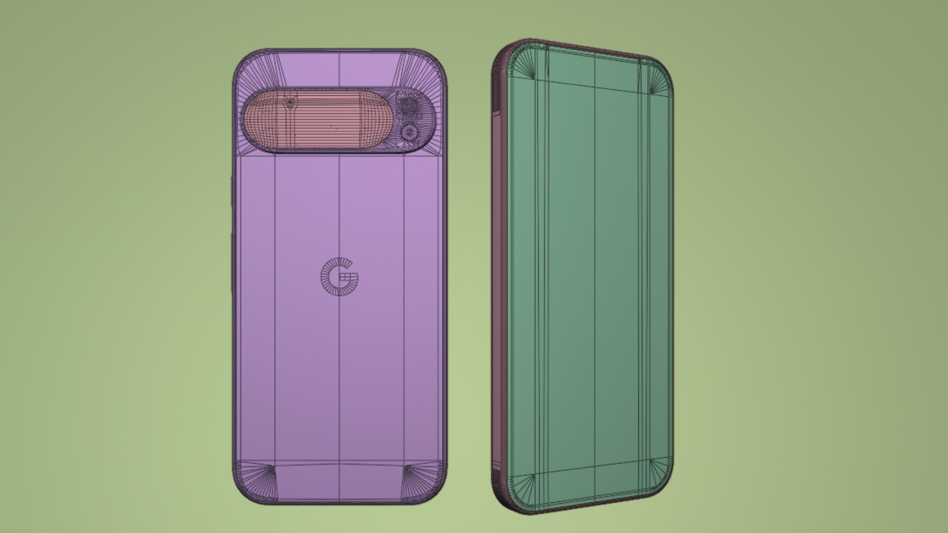 3D Google Pixel 9 Pro Hazel Model - TurboSquid 2268486