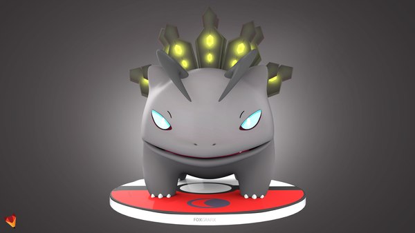 modelo 3d Concepto de tipo oscuro de Pokémon Bulbasaur - TurboSquid 1969997