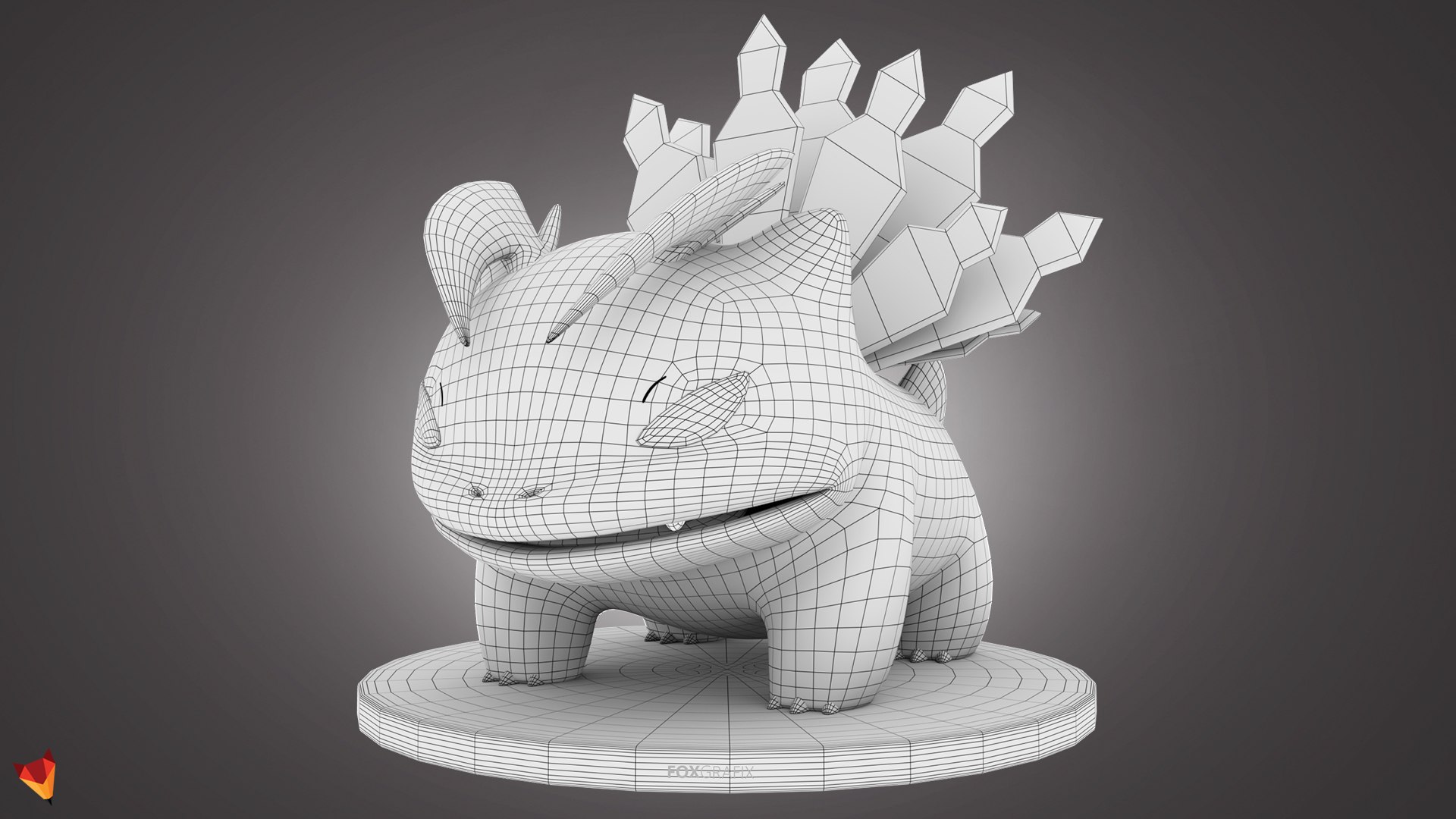 3D Pokemon Bulbasaur Dark Type Concept - TurboSquid 1969997